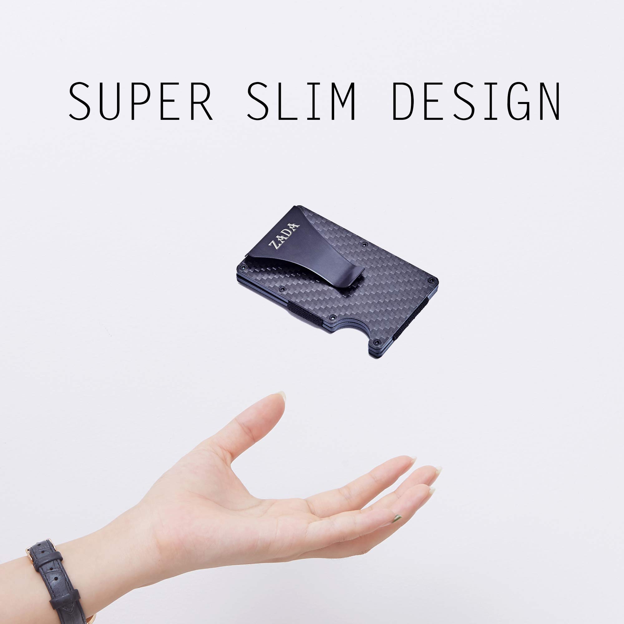 Carbon Fiber Wallets For Men/Money Clips For Men/Carbon Fiber Money Clip/RFID Money Clip/Credit Card Holder/Grid Walle