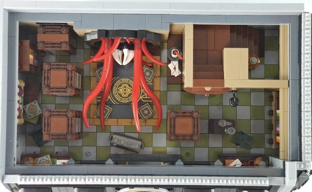 General Jim's New York Sanctorum Sanctum - Magic Library Santuary Modular City Bulding Blocks Set | Compatible with Lego City Sets and All Major Brands