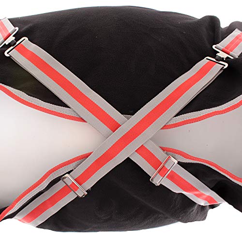 WeatherBeeta Therapy-Tec Fleece Standard Neck, Black/Silver/Red, 78"