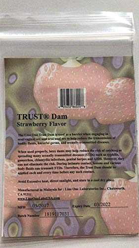 Latex Dental Dam Assorted Flavors & Scents -6 Pack