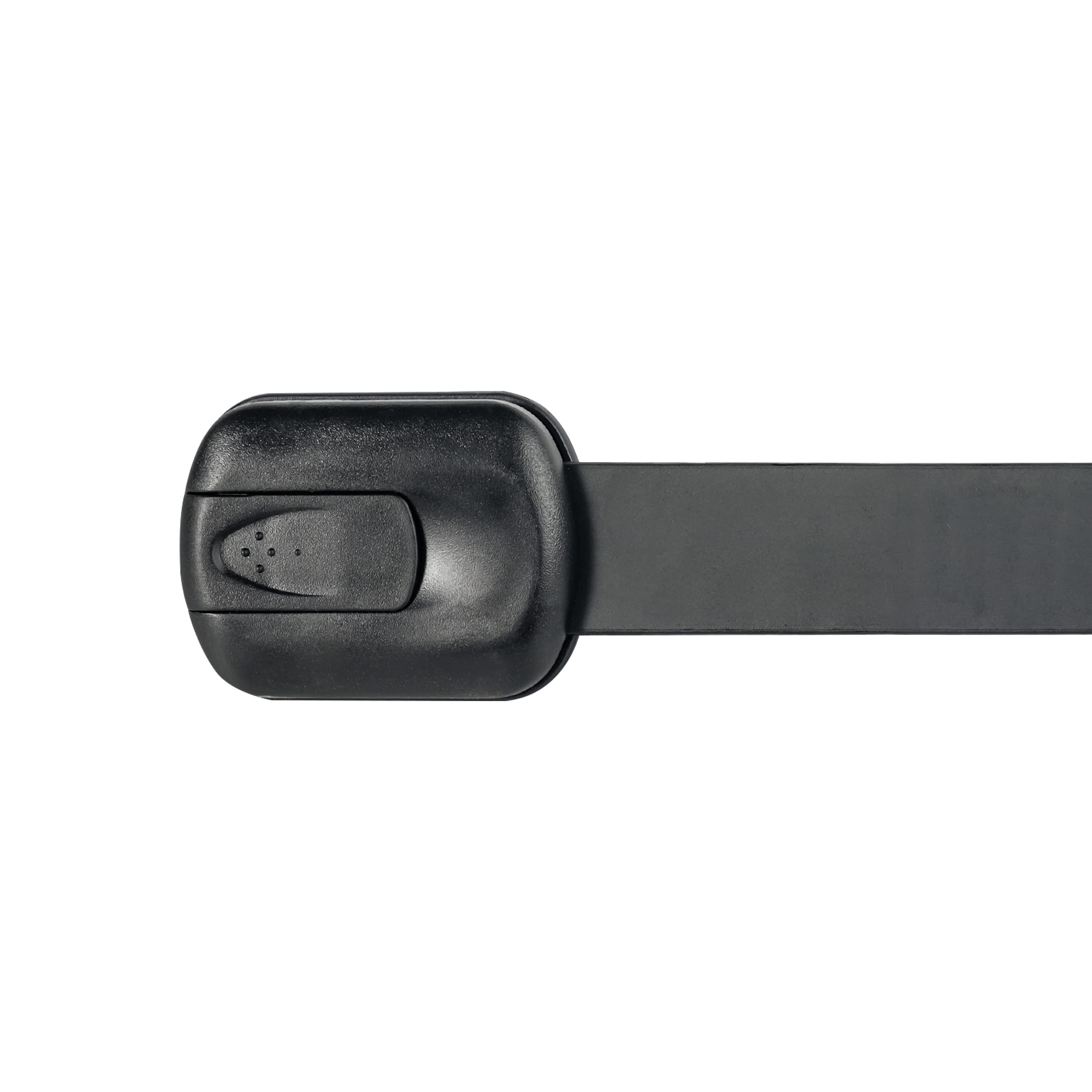 Baby Proof Cabinet Lock & Straps Latches Child Drawer Latches with 3M Adhesives Adjustable Non Drilling Safety Cabinet Locks Straps Baby Drawer Locks for Kids Baby Multi-Function 12 Pack (Black)