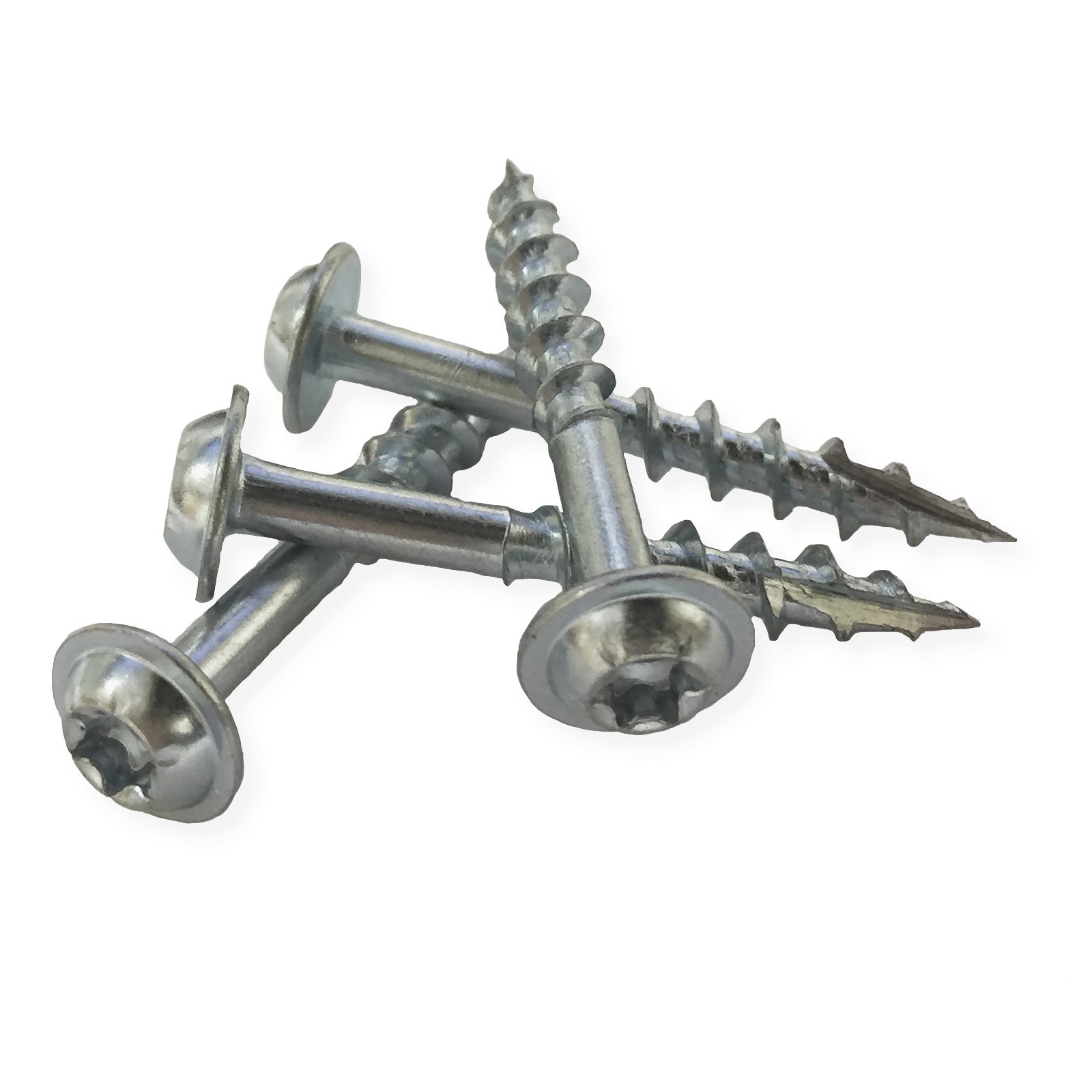 Milescraft 5202 Wood Pocket Hole Screws - #7 x 1-1/4" Washer Head with Coarse Thread (100pc.), Torx Drive Self-Tapping, For Indoor Use