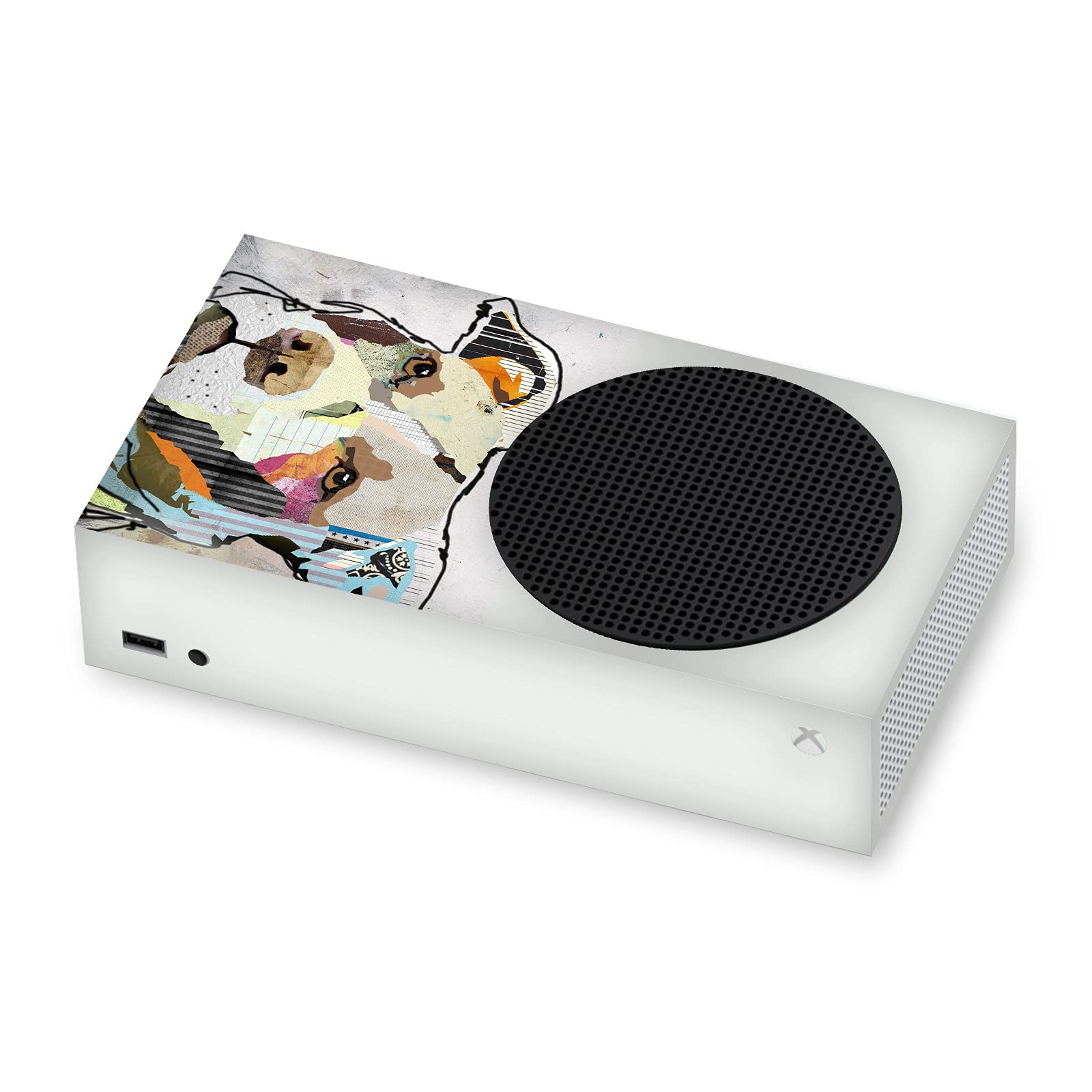 Head Case Designs Officially Licensed Michel Keck Pitbull Art Mix Vinyl Sticker Gaming Skin Case Cover Compatible with Xbox Series S Console