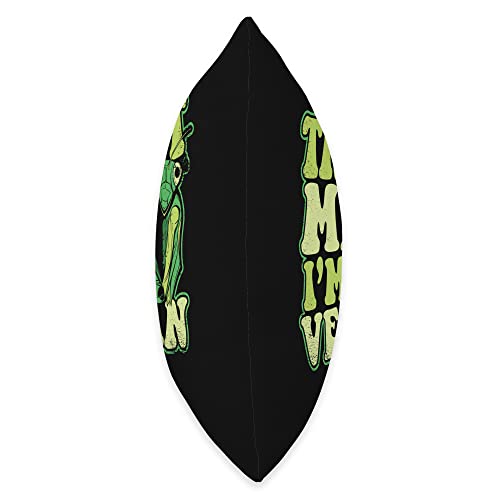 Praying Mantis Gifts & Accessories Trust Me I'm Vegan-Insects Entomology Praying Mantis Throw Pillow, 16x16, Multicolor
