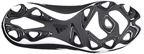 adidas boys Firm Ground Predator 20.4 Soccer Shoe, Black/White/Black, 1.5 Little Kid US