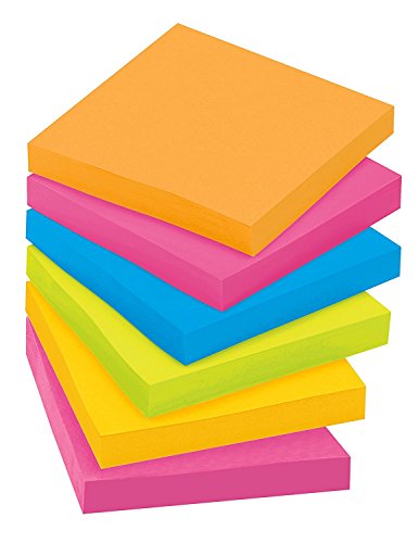 Post-it Super Sticky Notes, 3 in x 3 in, 24 Pads, 70 Sheets/Pad, Cabinet Pack, Assorted Colors