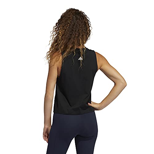 adidas Womens Egle Graphics Tank Black X-Small