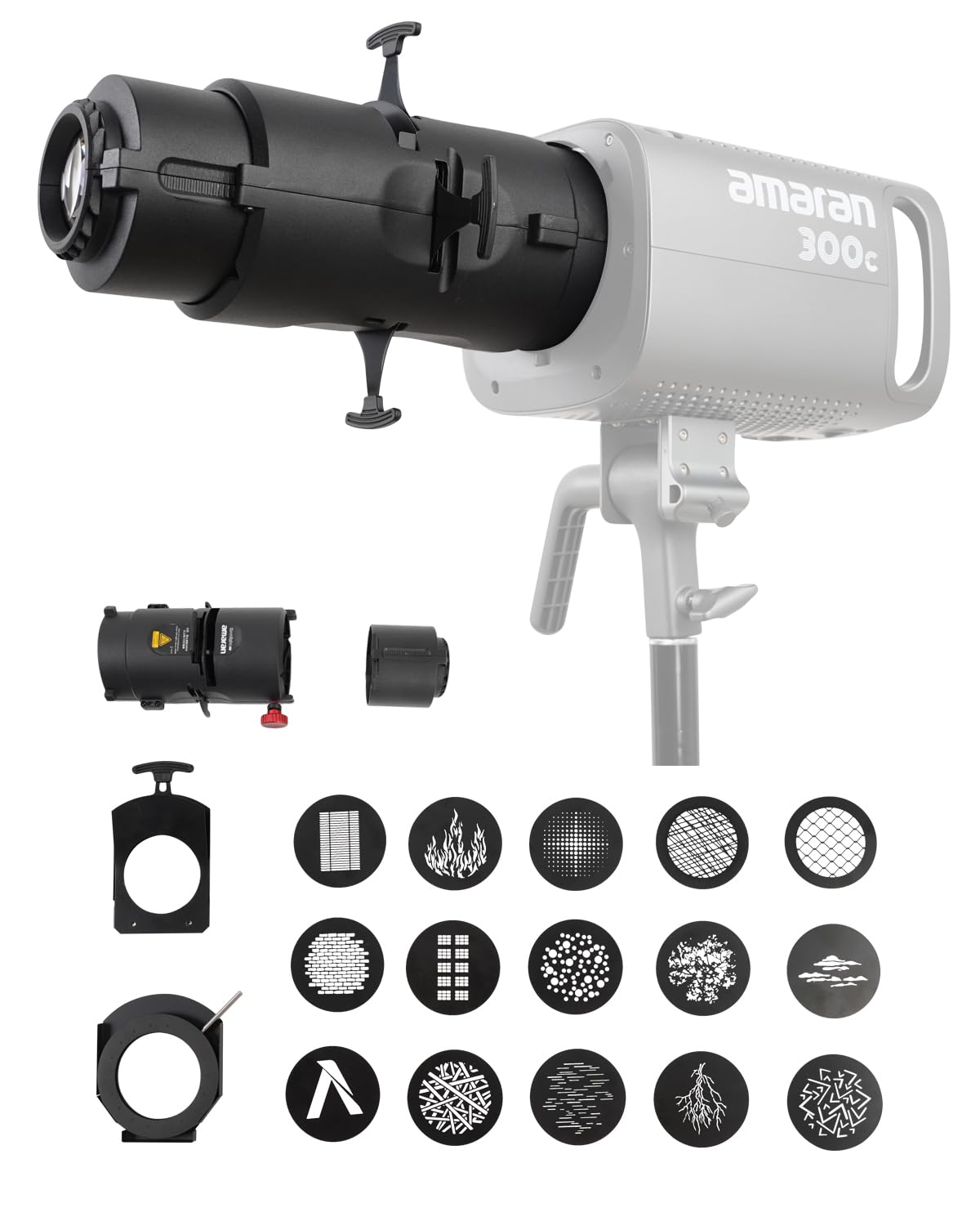 amaran Spotlight SE by Aputure Lighting Modifier for amaran 150c amaran 300c (Spotlight SE(36°Lens kit))