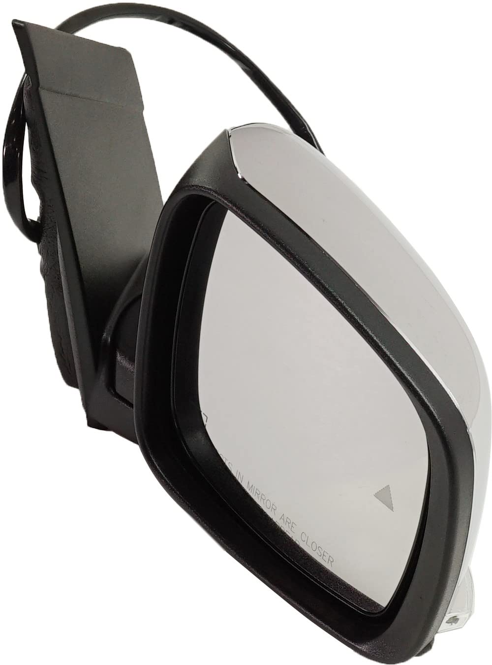 Kool Vue Driver & Passenger Side Power Heated Mirrors for Dodge Grand Caravan Chrysler Town & Country 2009-2016 With Signal Light & Blind Spot Monitor; Without Memory Chrome
