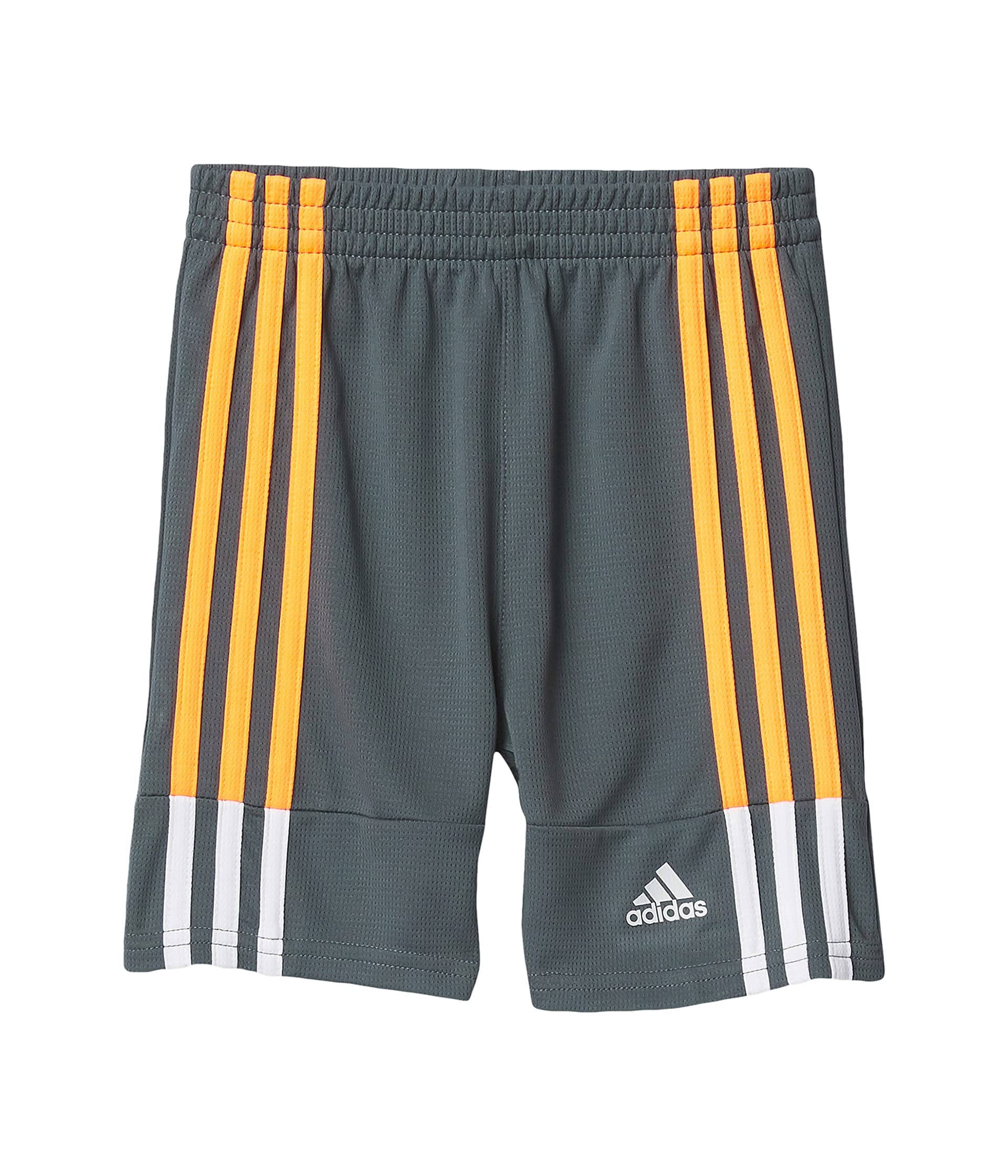 adidas Boys' Clashing 3-Stripes Shorts, Blue Oxide, 6