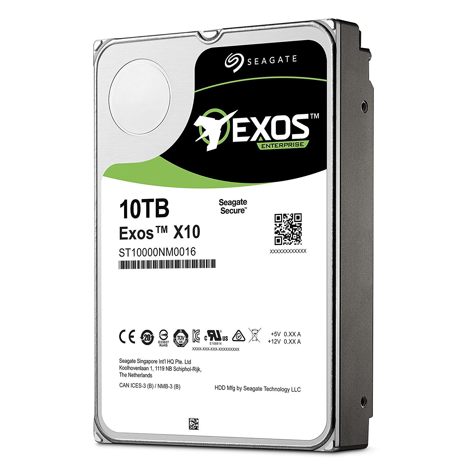 Seagate Enterprise Capacity | ST10000NM0016 | 10TB 7200 RPM SATA 6.0Gb/s 256MB Cache Hyperscale 512e 3.5" Hard Disk Drives