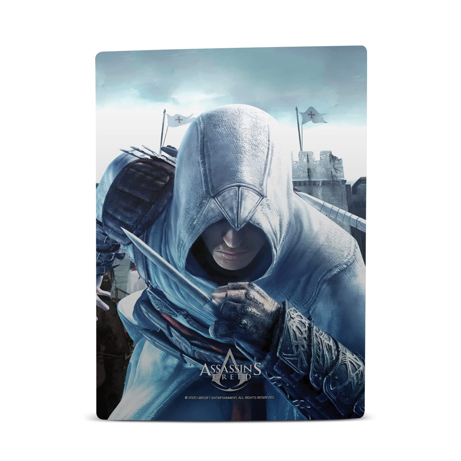 Head Case Designs Officially Licensed Assassin's Creed Key Art Altaïr Graphics Vinyl Faceplate Sticker Gaming Skin Decal Cover Compatible With Sony PlayStation 5 PS5 Digital Edition Console