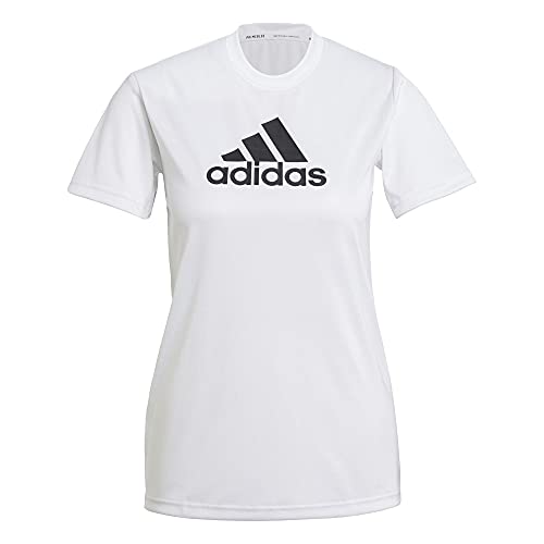 adidas womens Primeblue Tee White/Black X-Large