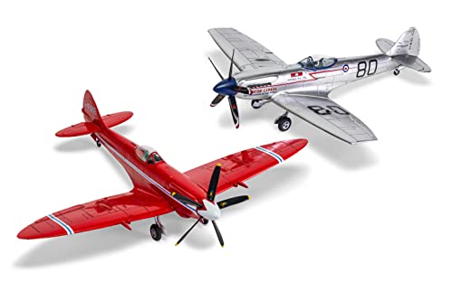 Airfix Model Set - A05139 Supermarine Spitfire MKXIV Civilian Schemes Model Building Kit - Plastic Model Plane Kits for Adults & Children 8+, Set includes Sprues & Decals - 1:48 Scale Model