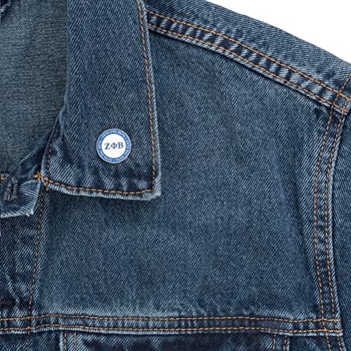 Zeta Phi Beta Lapel Pin Enamel Sorority Greek Letter Formal Wear Blazer Jacket (Lapel Pin - Design F)