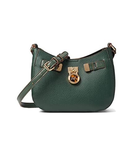 Anne Klein Curved Crossbody with Lock Evergreen One Size