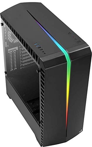AeroCool Scar Tempered Glass RGB Mid Tower, Black (PB1131311)