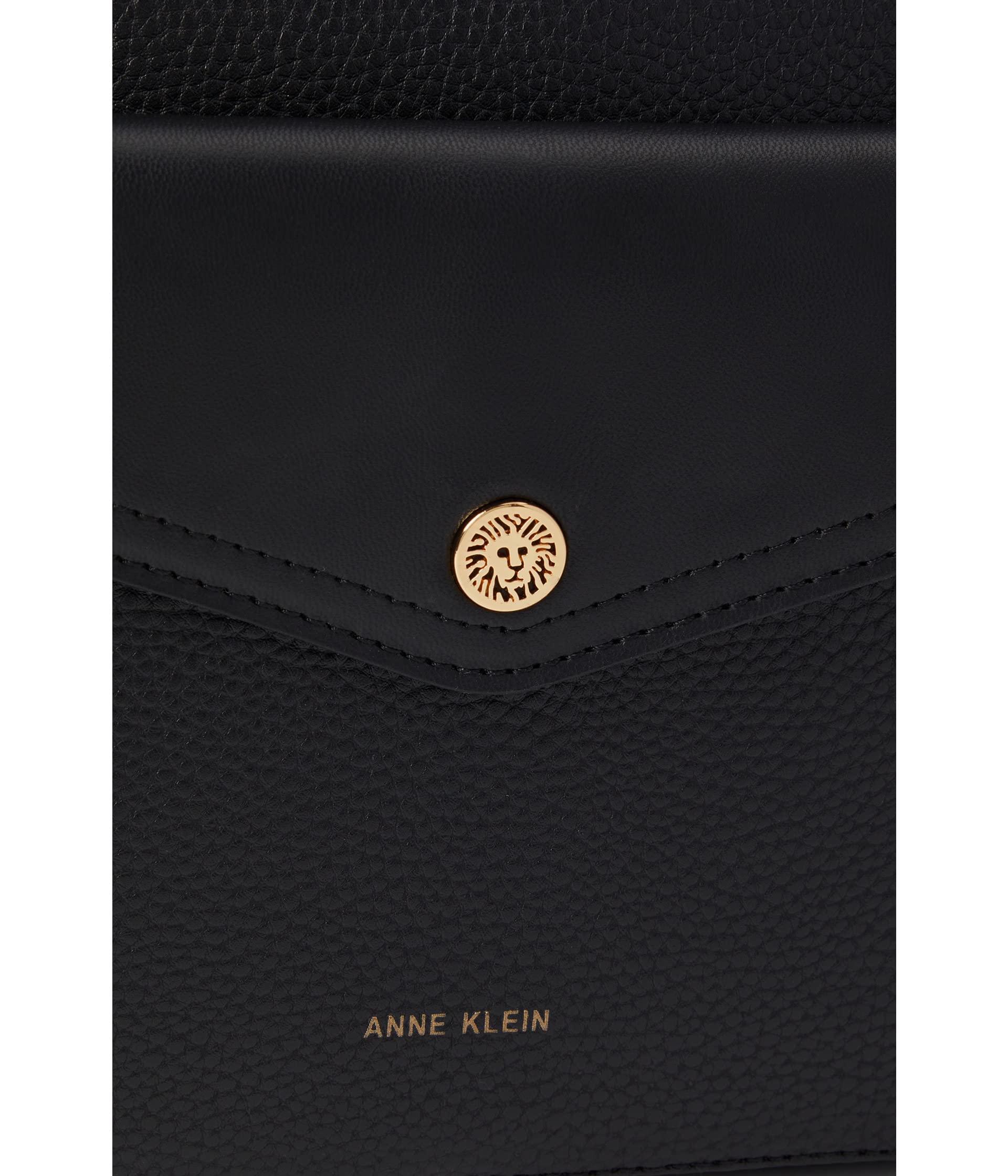 Anne Klein Top Zip Crossbody with 2-in-1 Pouch Black One Size