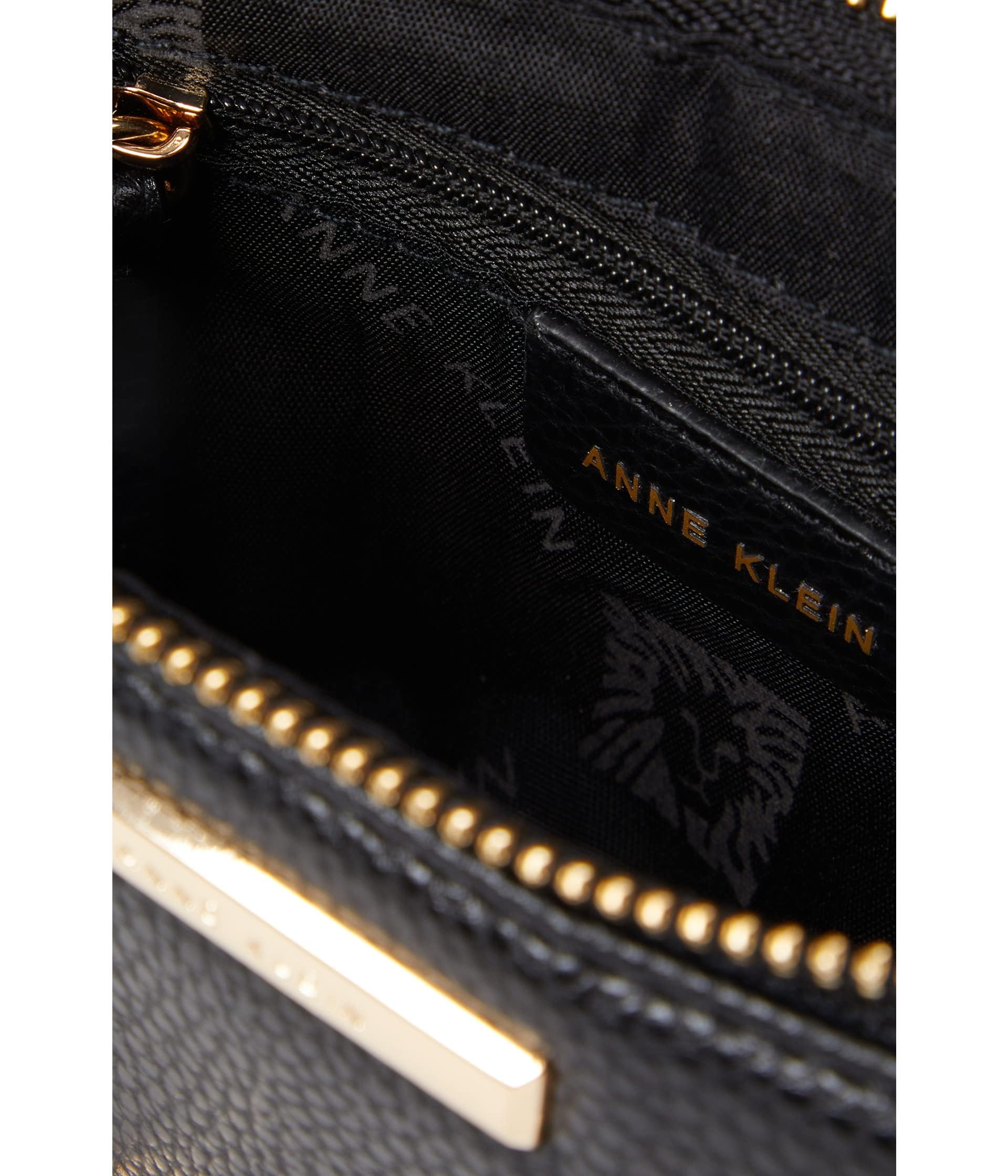 Anne Klein Womens Anne Klein W/ mini crossbody w swag chain, Orchid, One Size US