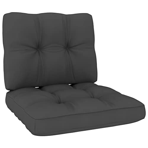 imasay Pallet Sofa Cushions 2 pcs Anthracite,Weight 1,7