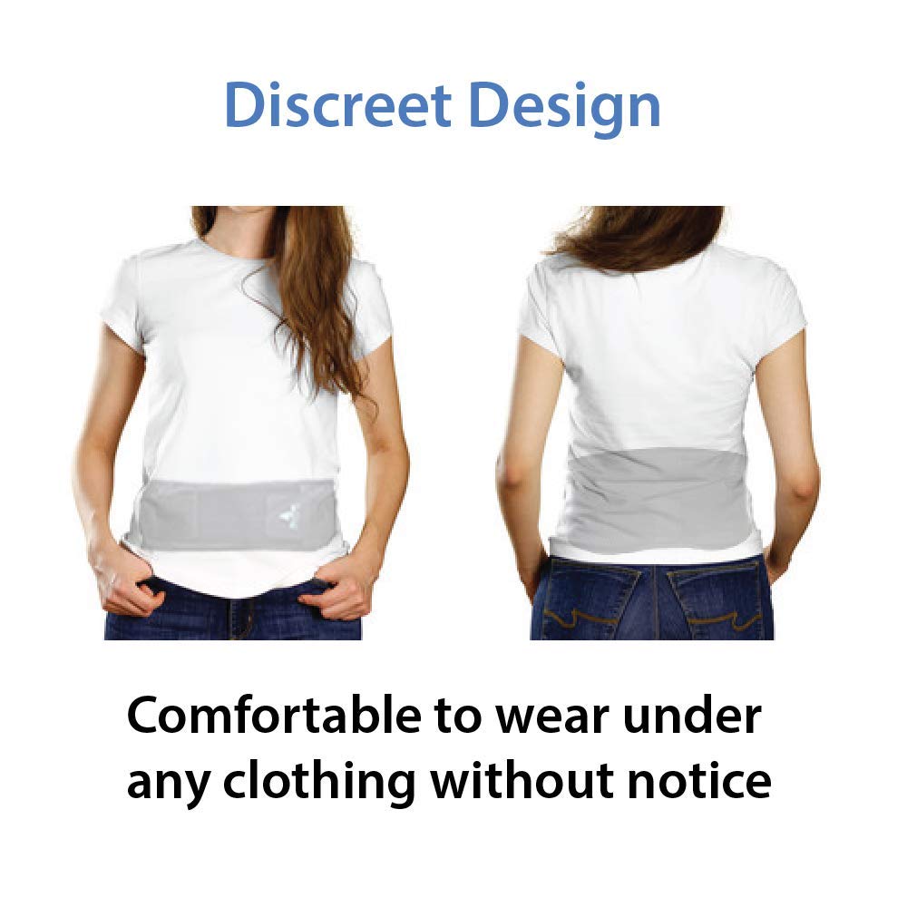 AllyFlex Sports® Lightweight Back Brace Under Clothes Breathable Honeycomb Mesh & Dual Lumbar Pads for Lower Back Pain Relief, Adjustable Straps for Optimal Lower Back Support - XL/XXL