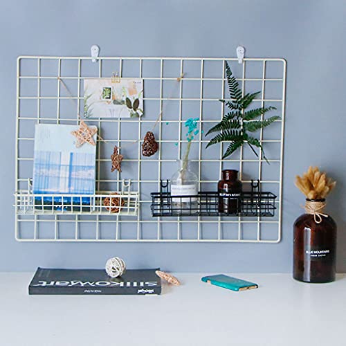 Prettyia 3 pieces Metal Wire Basket Rack Mountable Wire Organizer Storage Flower Pot Display Decor
