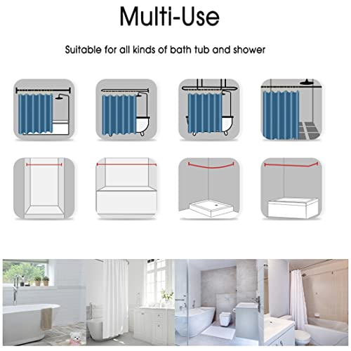 GCIREC Eucalyptus Leaf Shower Curtains, Sage Green Spring Botanical Watercolor Plants Bathroom Curtains Bathtub Home Decor Waterproof Fabric Machine Washable with 12 PCS Hooks
