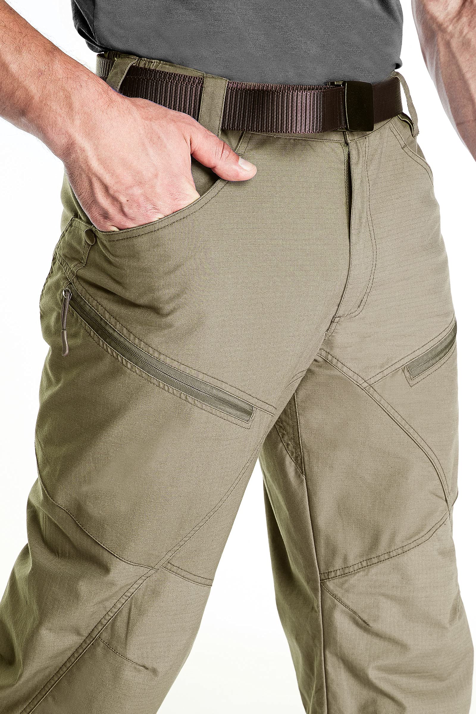 ANTARCTICA Mens Hiking Tactical Pants Lightweight Waterproof Military Army Jogger Casual Cargo Jogger Casual Trousers