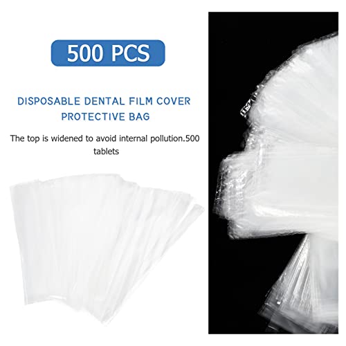Healifty 500Pcs Professional Dental Protection Bags X-ray Transducer Pockets Sealing Bags
