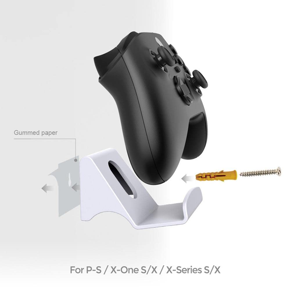 Wall Mount Holder Game Disc Box Storage Rack Holder Durable for PS5 Storage Shelf Hold Game Disk Rack Controller Organizer Stable Game Disk