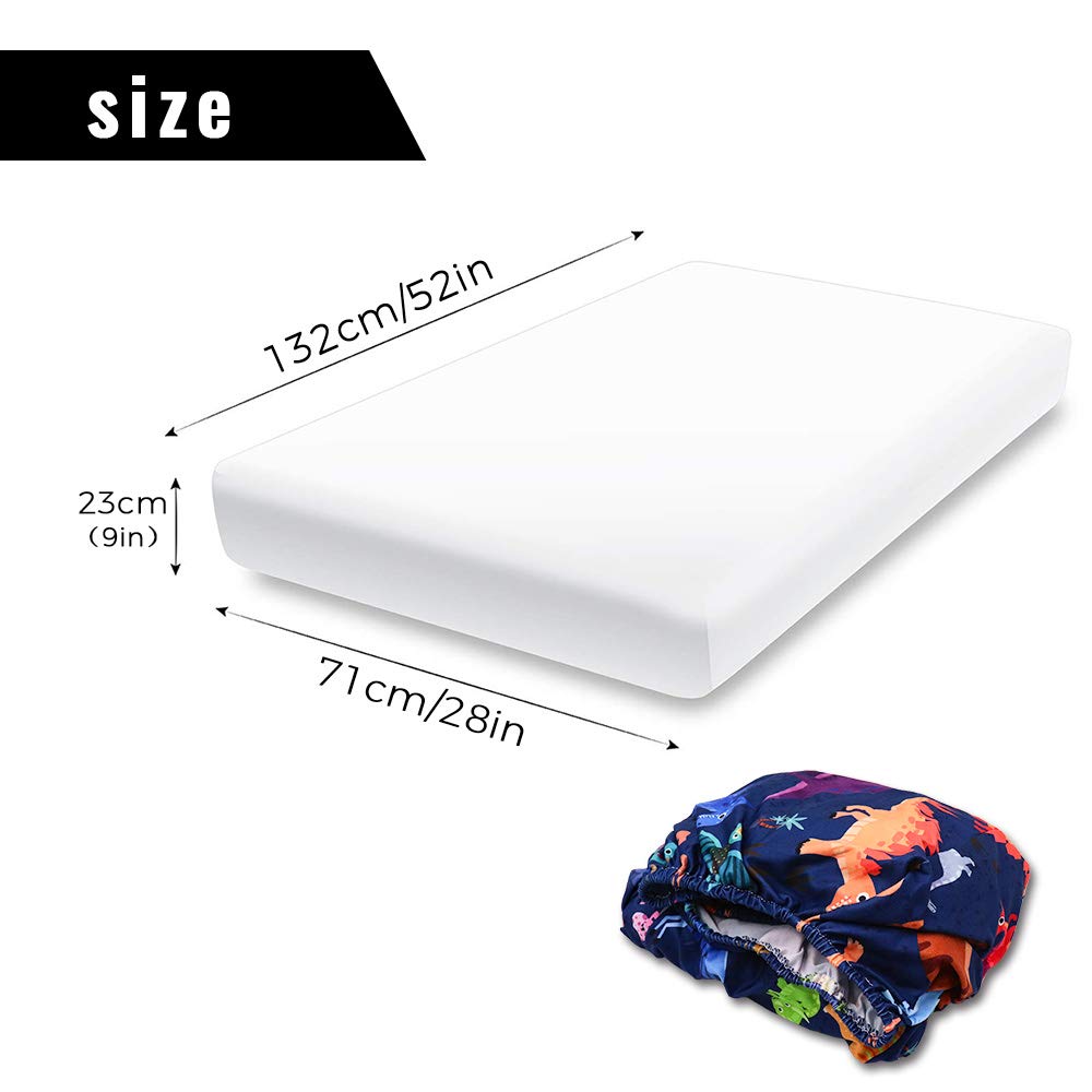 Baby Soft Crib Sheet and Baby Minky Blankets with Blue Dinosaur Printed