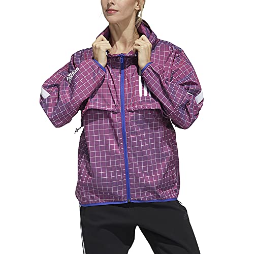 adidas,Womens,W.N.D. Jacket,Scarlet,Large