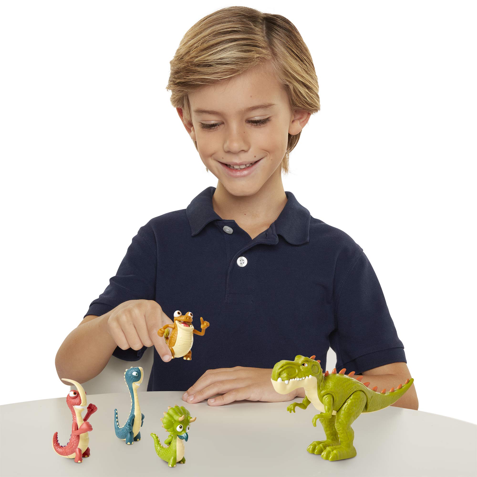 Gigantosaurus Figures Giganto & Friends Toy Action Figures, Includes: Giganto, Mazu, Bill, Tiny & Rocky β Articulated Characters Range from 2.5-5.5" Tall