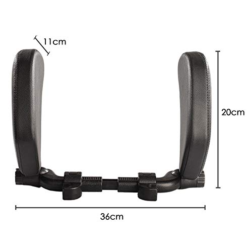 Aisheny Travel Neck Pillow Car Headrest Pillow, Car Seat Pillow Headrest Neck Support Travel Sleeping Cushion for Adults, No Tools to Install