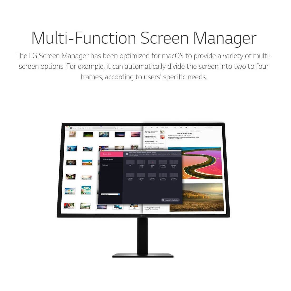 LG 22MD4KA-B UltraFine 4K Display 21.5" UHD 4096x2304 4xUSB-C