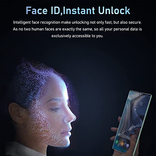 Dpofirs Note 30+ Unlocked Smartphone, 6.82in 6GB RAM 128GB ROM Dual SIM 4G Mobile Phone, Face ID Unlocked Cellphone for Android 10, WiFi+BT+FM+GPS, Gifts