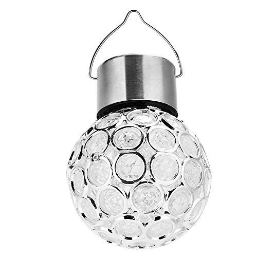 Waterproof LED Solar Hanging Light, Lawn Courtyard Ball Lights, Hanging Solar Lantern Decor for Garden Home Yard Patio Lawn Holiday Party Wedding