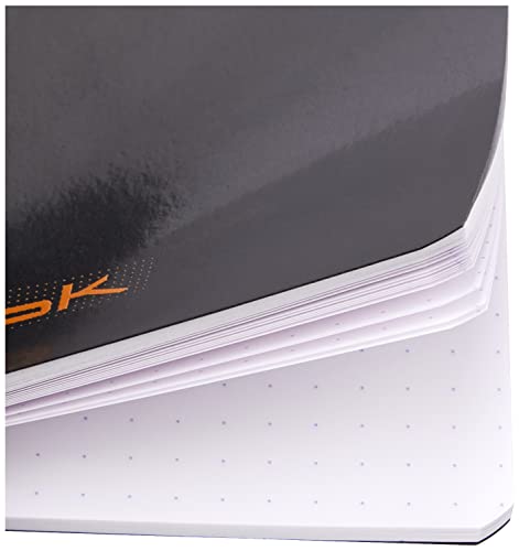 Rhodia Slim Staplebound Notebooks - Dots 48 sheets - 6 x 8 1/4 in. - Black cover