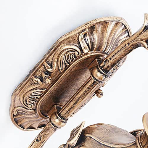 Wall Light, Wall Sconces, European Retro Aisle Garden Light, Anti-Corrosion and Anti-Rust Wall Light, Outdoor Sconce Light, Aluminum Engraving Wall Light,Compatible with Patio, Terrace, Hallway, Porch