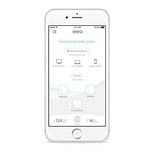 Amazon eero Pro mesh WiFi system (1 Pro + 2 Beacons), Basic Box Packaging