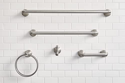 Moen Hamden Spot Resist Brushed Nickel Double Towel Robe Hook, MY6203BN