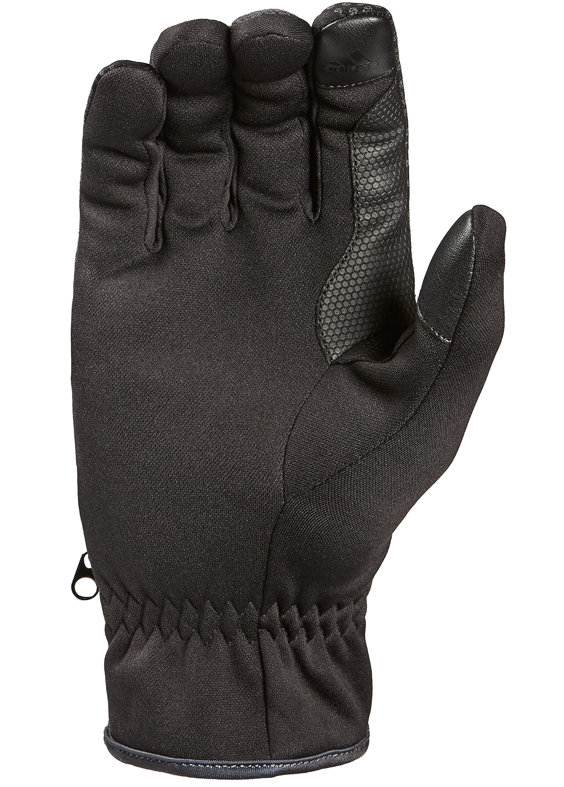 adidas Winter Performance Voyager 2.0 Gloves with Multiple Touchscreen Conductivity Points, Black, Medium/Large