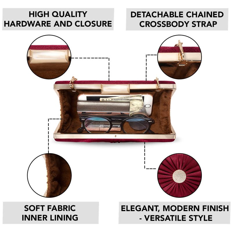 Aheli Indian Clutch Purses Gift for Women Occasion Handmade Evening Handbags Party Bridal Clutch