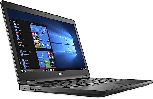 Dell Latitude E5580 Business Laptop, 15.6" FHD(1920x1080), Intel Core i5-6300U 1.6GHz, 16GB Ram, 512GB SSD, Webcam, Windows 10 Pro 64bit (Renewed)