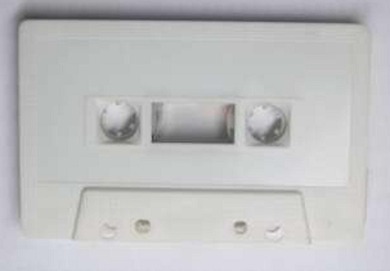 Pack-100 Loose White Original Professional Studio Audio Cassette Tape [Case 100]