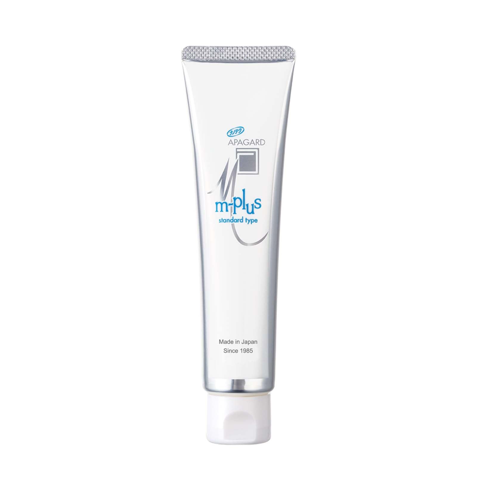 APAGARD® M-plus, Sangi's Nano-Hydroxyapatite Toothpaste for Naturally Whiter Teeth Made in Japan, No Fluoride, for family use, 125g / 4.4 oz, Mild Mint Flavor, 1 Pack