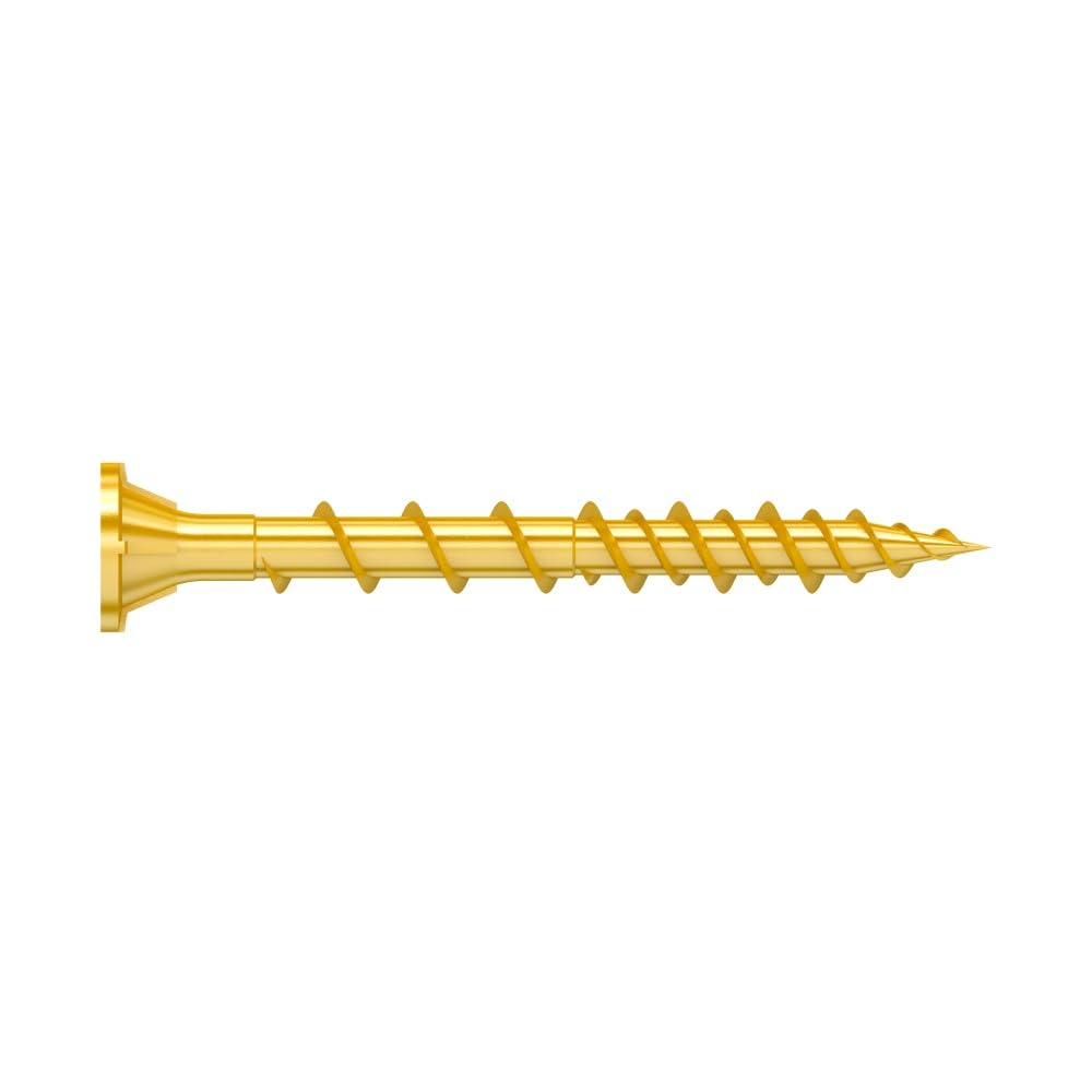 Simpson Strong-Tie WSV134S Strong-Drive WSV SUBFLOOR Screw (Collated) β 9 x 1-3/4 in. T-25, Yellow-Zinc (2000-Qty)