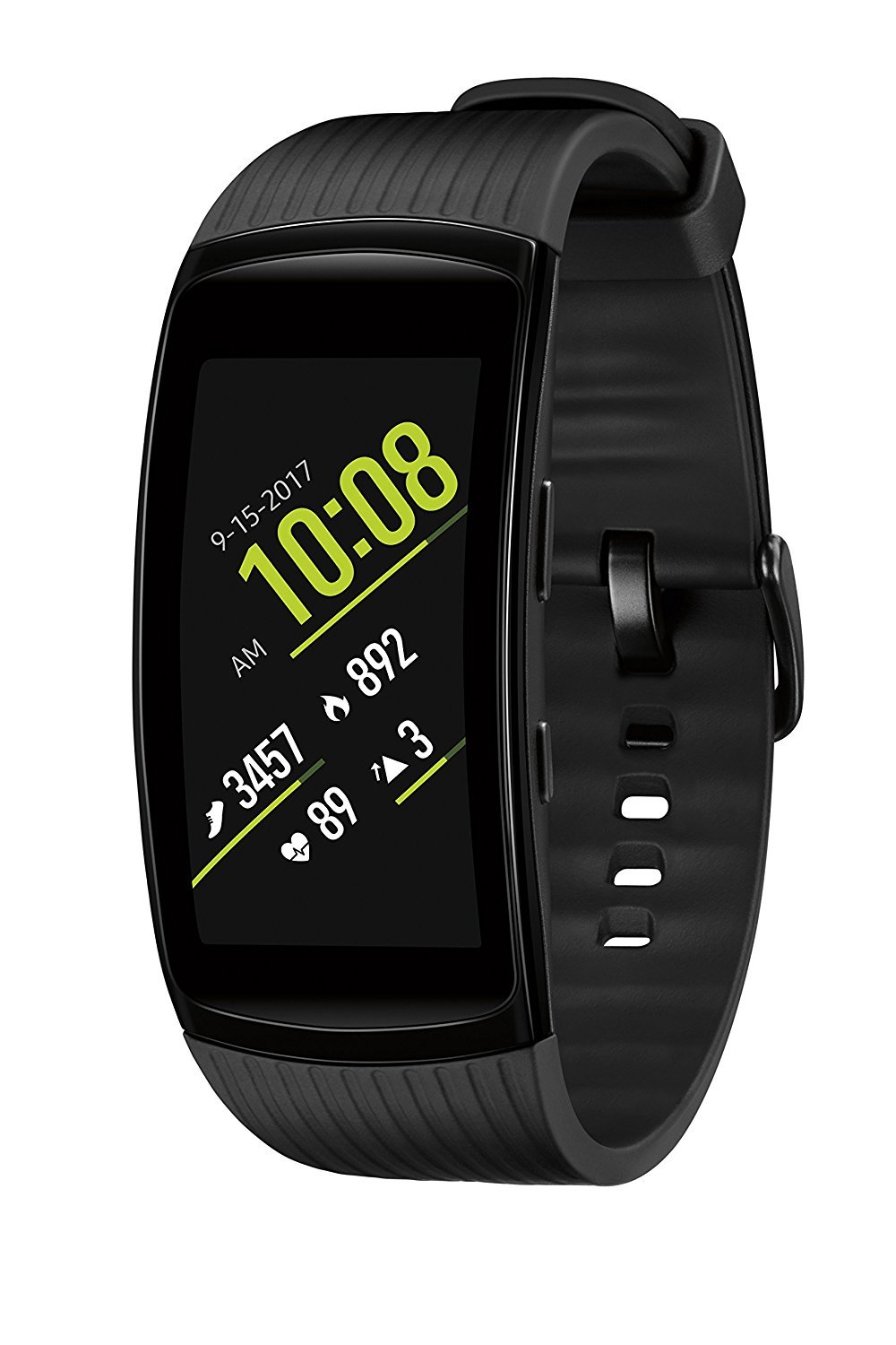 Samsung Gear Fit2 Pro Fitness Smartwatch (Small) - Black (Renewed)