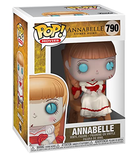 Funko The Conjuring: Annabelle - Annabelle in Chair Pop! Vinyl Figure (Bundled with Compatible Box Protector Case), Multicolor, 3.75 inches