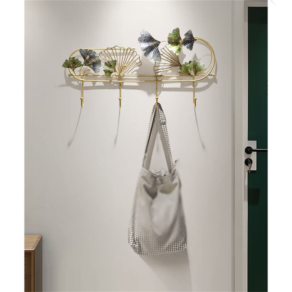 AFLHYJK Decorative Hook Into The Door Porch Coat Rack Bedroom Door Without Punching Hanger Hanging On The Wall
